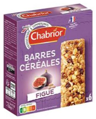 Test CHABRIOR (INTERMARCHÉ) BARRES CÉRÉALES FIGUE - Testachats santé