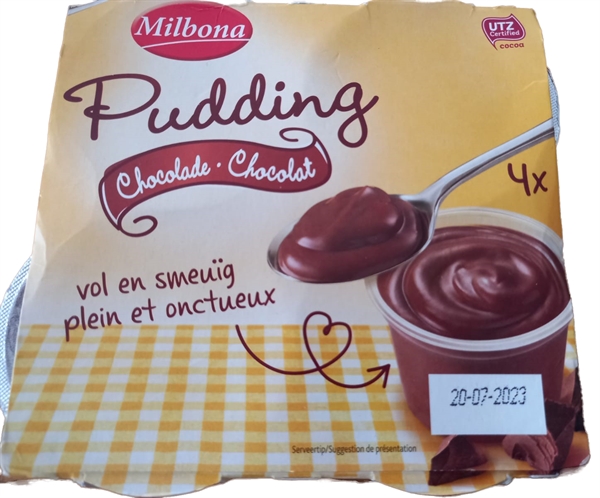 Score santé de MILBONA (LIDL) PUDDING AU CHOCOLAT - Testachats santé