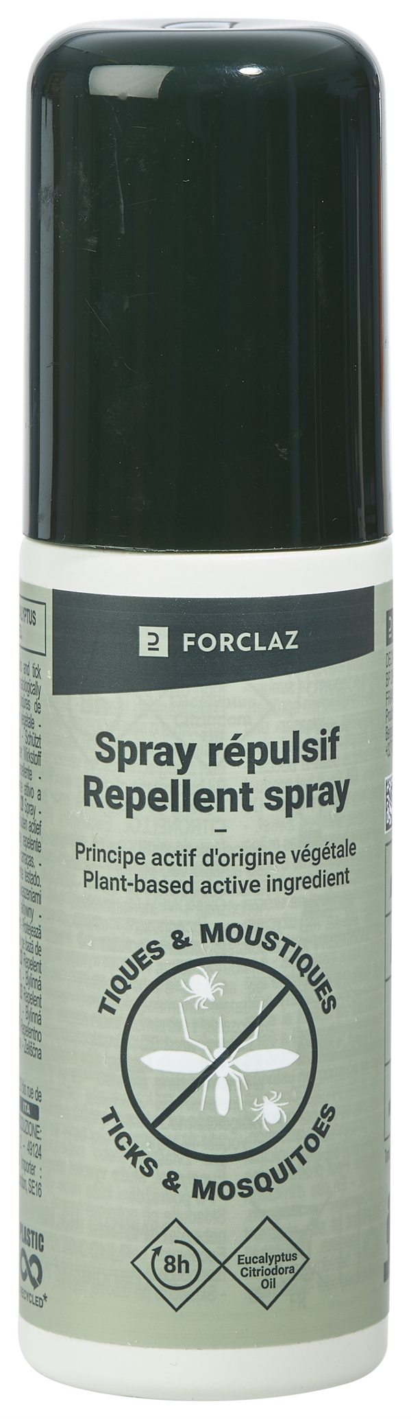 Test FORCLAZ (DECATHLON) SPRAY RÉPULSIF EUCALYPTUS CITRIODORA OIL 8H ...