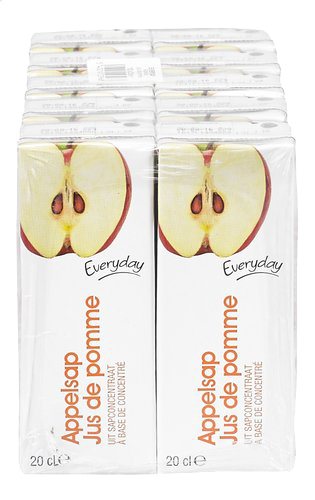 Score santé de EVERYDAY (COLRUYT) JUS DE POMME - Testachats santé