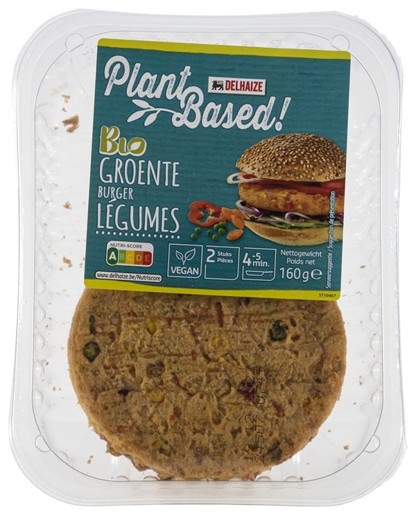 Test DELHAIZE PLANT BASED BIO BURGER LÉGUMES - Testachats santé