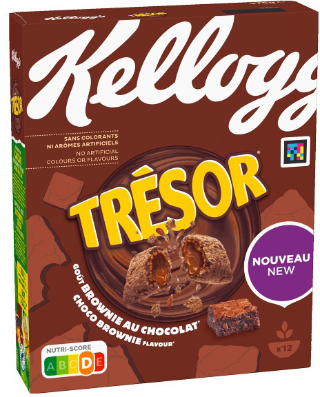 Score santé de KELLOGG'S CÉRÉALES MIXTES SAVEUR CACAO AVEC UN FOURRAGE ...