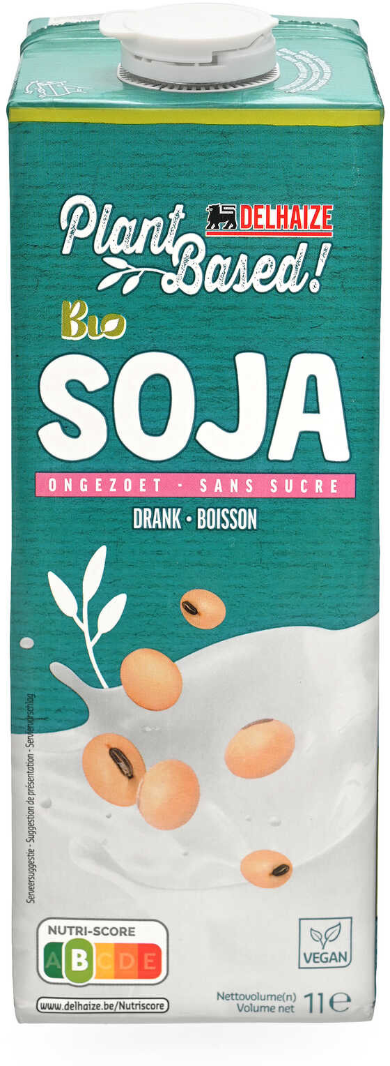 Score santé de DELHAIZE Boisson Bio Soja Sans Sucre - Testachats santé