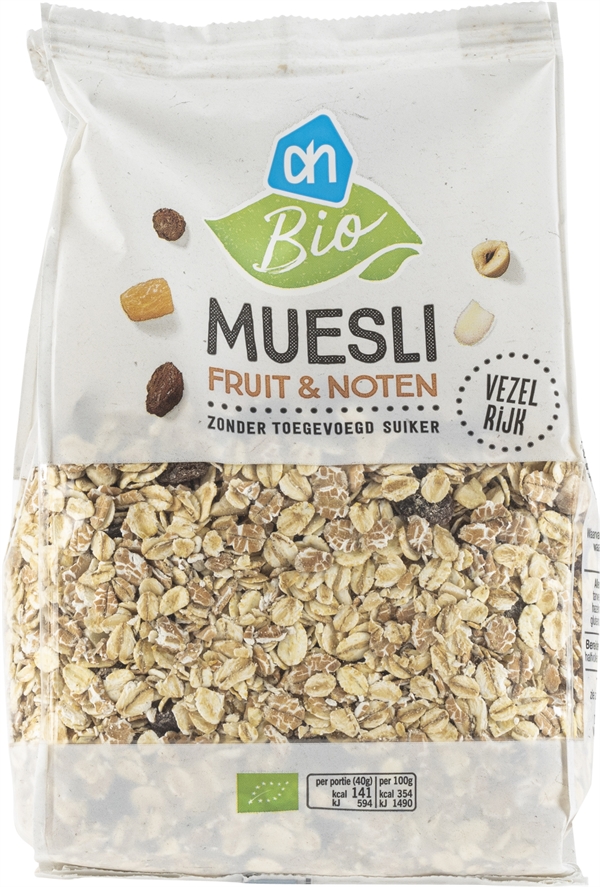 AH BIO (ALBERT HEIJN) MUESLI FRUIT EN NOTEN : test complet, prix et ...